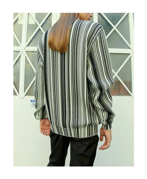 VTMNTS Striped Knit Sweater