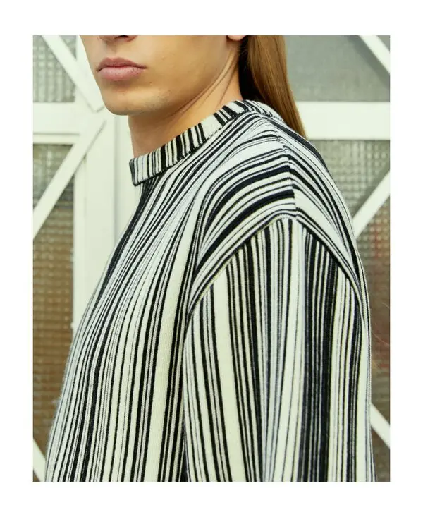 VTMNTS Striped Knit Sweater