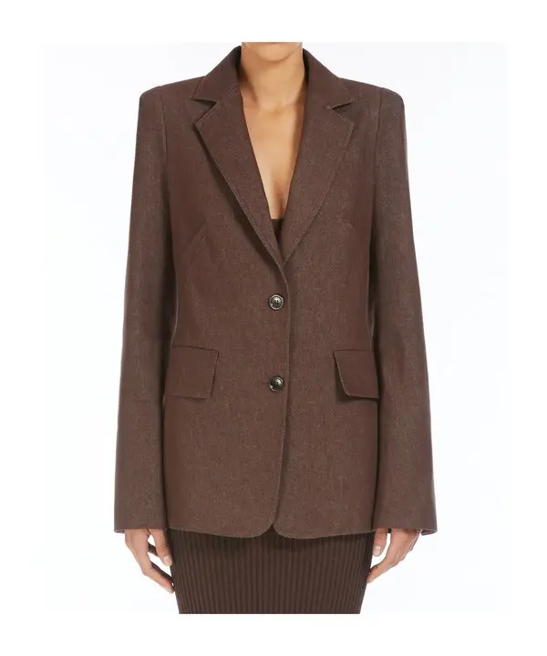 Max Mara Agugliati Denim Effect Blazer