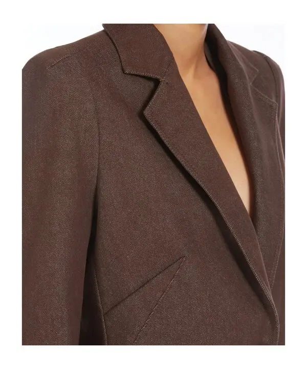 Max Mara Agugliati Denim Effect Blazer
