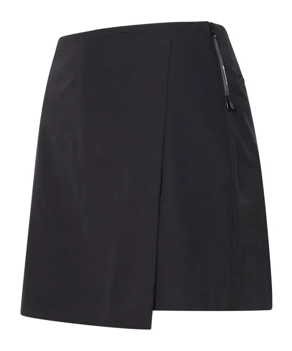 Moncler High Waist Layered Effect Shorts