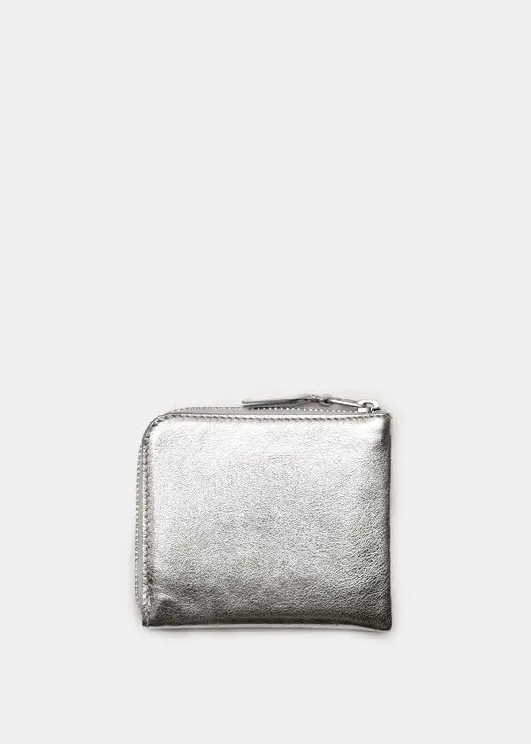 Comme Des Garçons Gold Line Wallet - White