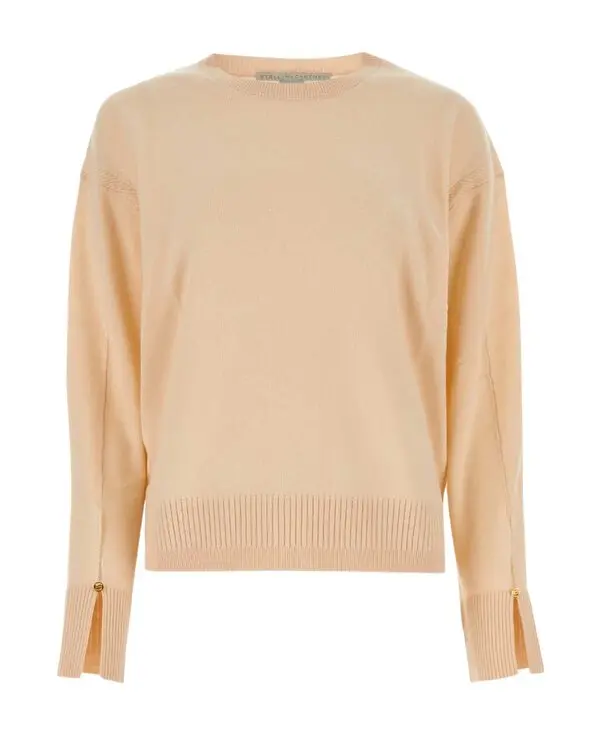Stella McCartney Iconic Crewneck Long-sleeved Jumper - Nude