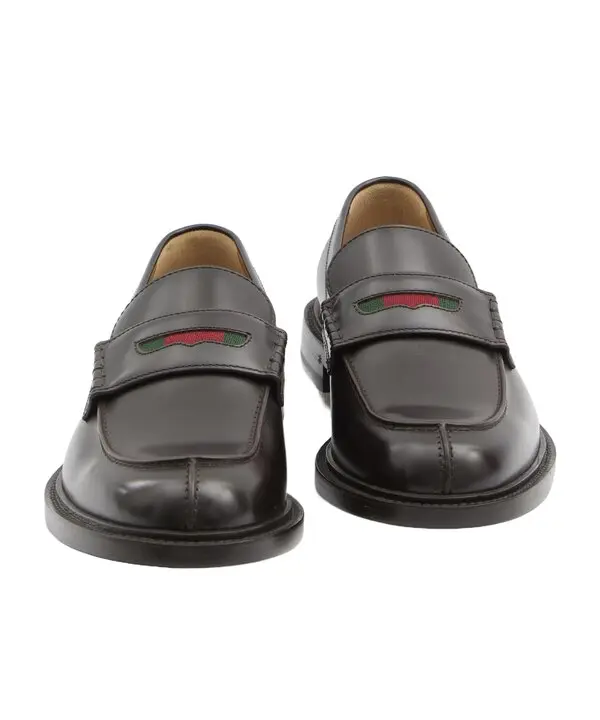 Gucci Web Detailed Loafers