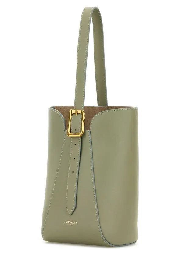 JM DAVIDSON Nano Quiver Buckle Leather Bucket Bag