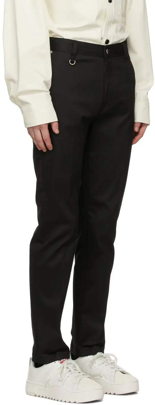 DIESEL® Straight-leg Logo Detailed Casual Pants