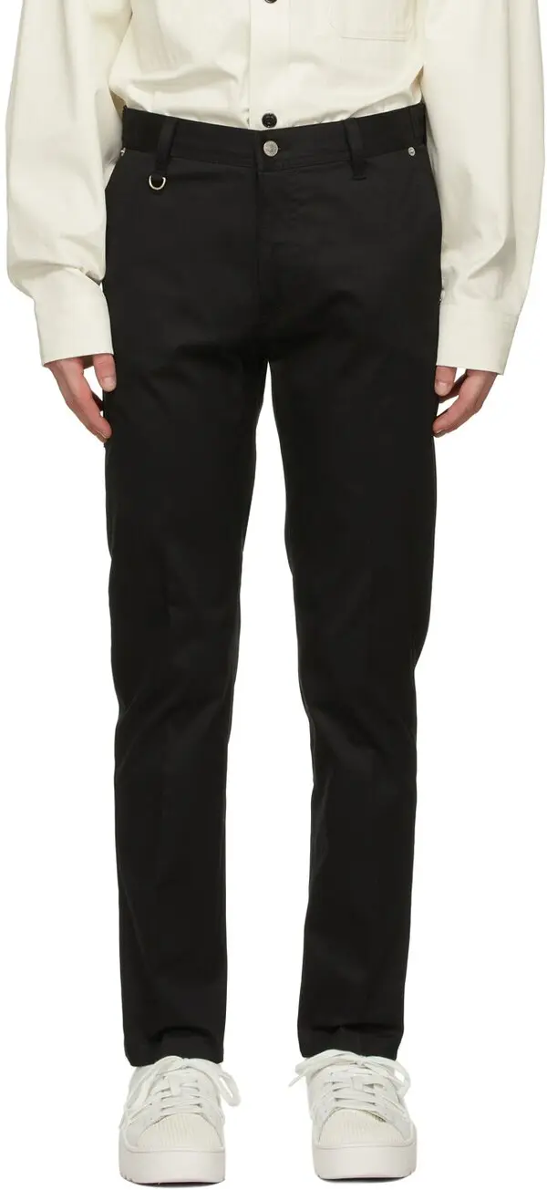 DIESEL® Straight-leg Logo Detailed Casual Pants