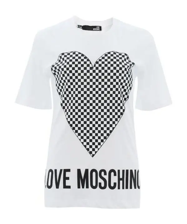 Moschino Graphic Heart T-shirt - White