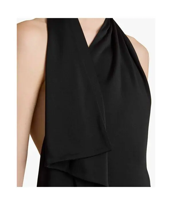 Khaite Roza Maxi Dress With Integrated Scarf Detail