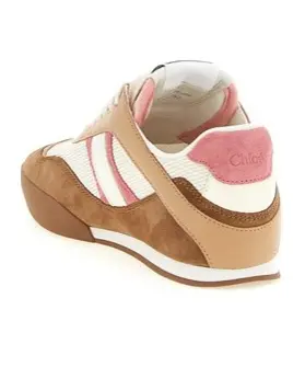 Chloé Kick Lace-up Sneakers - Brown