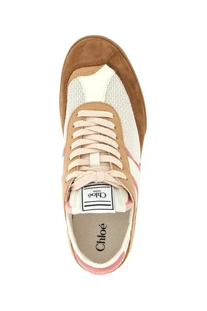 Chloé Kick Lace-up Sneakers - Brown