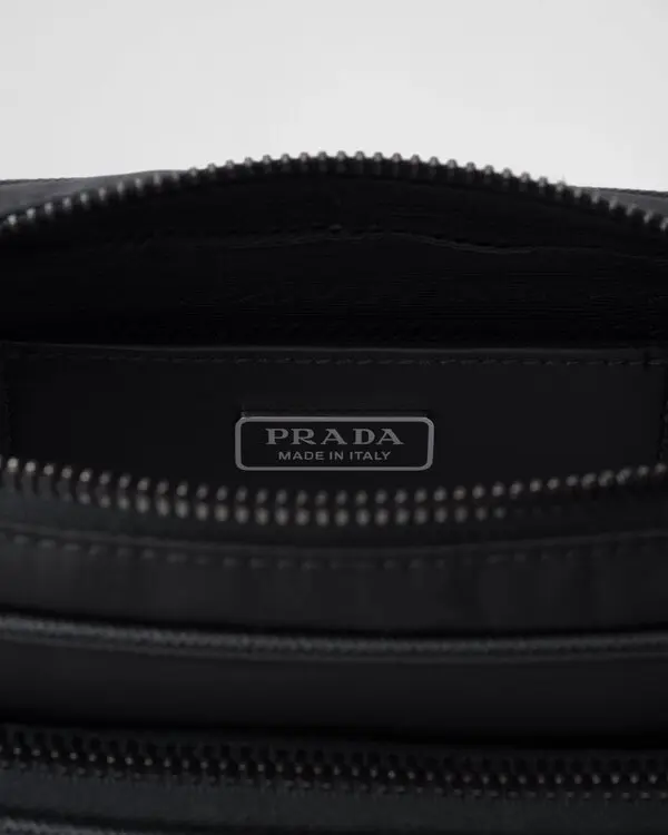 Prada Re-nylon And Saffiano Leather Shoulder Bag