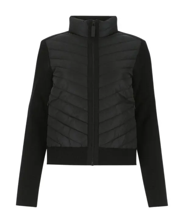 Canada Goose Hybridge Panelled High-neck Jacket - Black