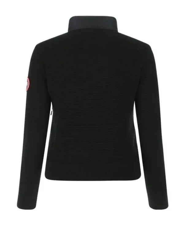 Canada Goose Hybridge Panelled High-neck Jacket - Black