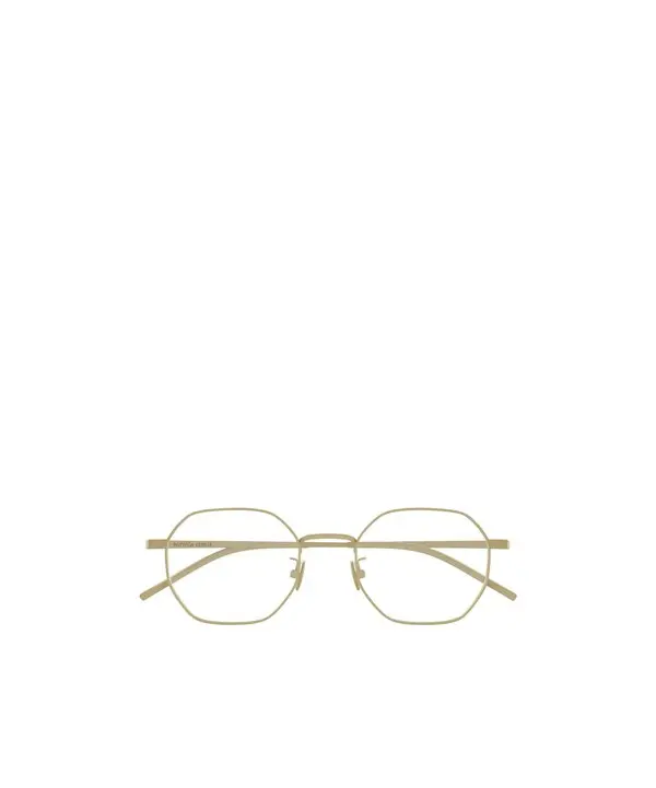 Bottega Veneta Geometric Frame Eyeglasses - Bronze