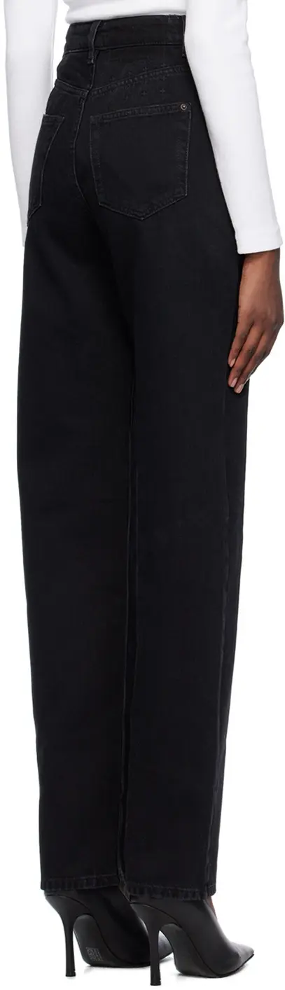 Ksubi Playback Stealth Straight-leg Jeans - Black