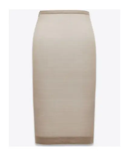 Saint Laurent Wide Hem Pencil Skirt
