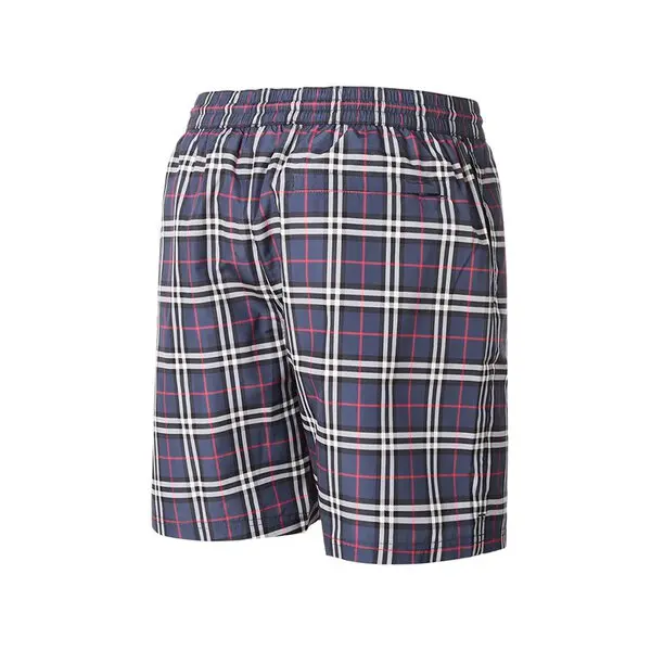 Burberry Plaid Drawcord Swim Shorts - Black