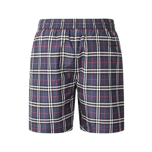 Burberry Plaid Drawcord Swim Shorts - Black