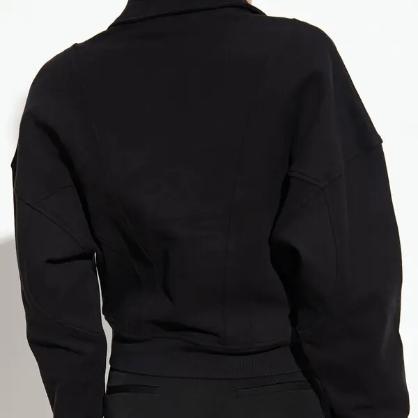 Saint Laurent Embroidered Organic Cotton Velvet Sweatshirt