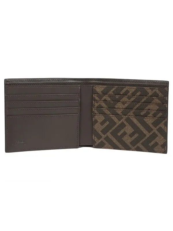 Fendi Ff Bi-fold Wallet - Black