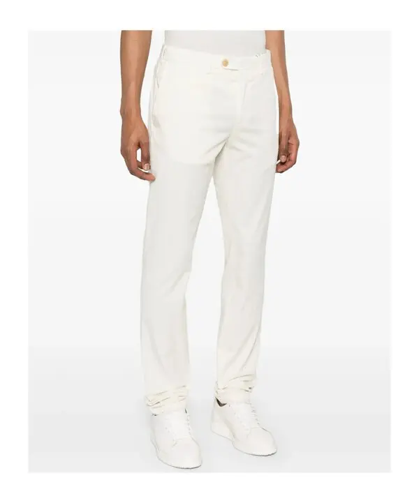 Canali Belt Loops Slacks - White