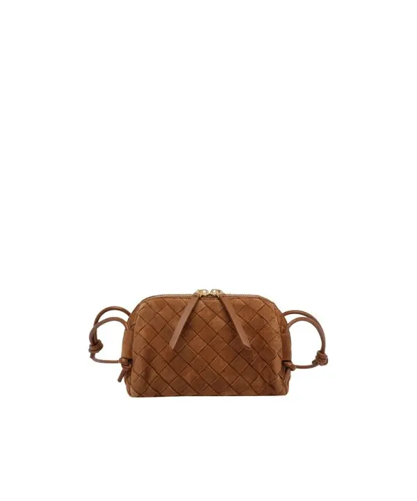 Bottega Veneta Concert Intrecciato Shoulder Bag - Brown