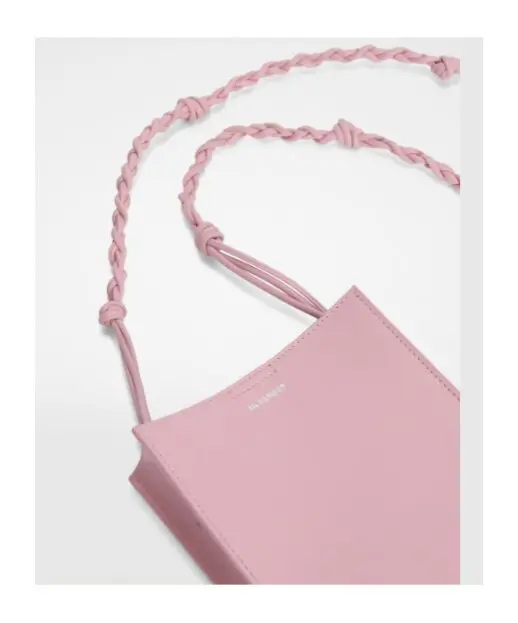 JIL SANDER Small Tangle Crossbody Bag - Neon Rose