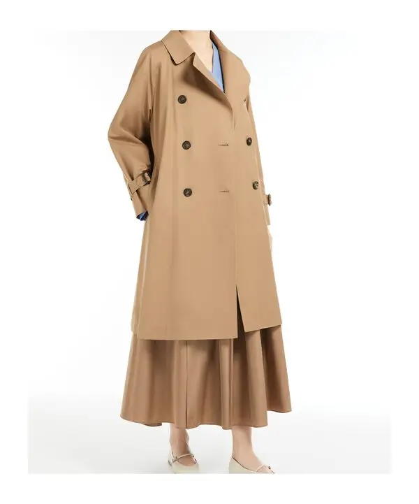 Max Mara The Cube Belted Trench Coat - Camel