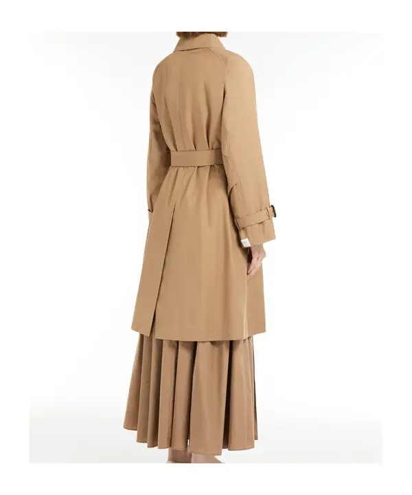 Max Mara The Cube Belted Trench Coat - Camel