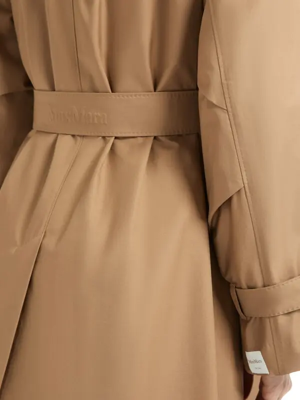 Max Mara The Cube Belted Trench Coat - Camel