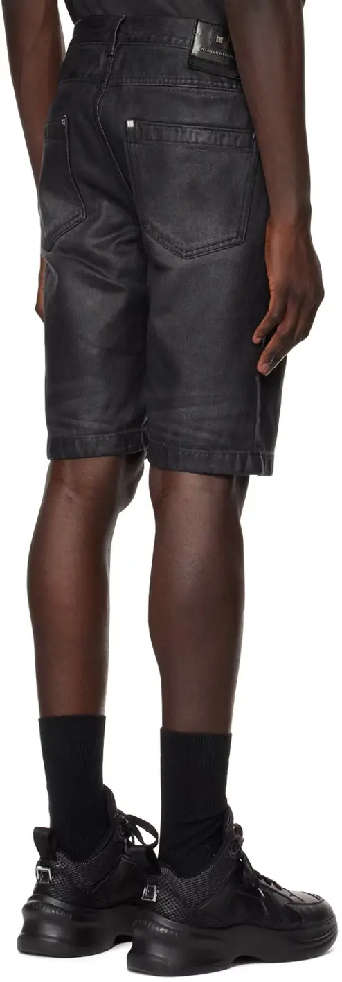 WOOYOUNGMI Faded Denim Shorts