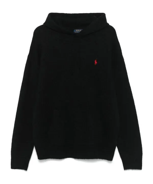 Polo Ralph Lauren Embroidered Hoodie - Black