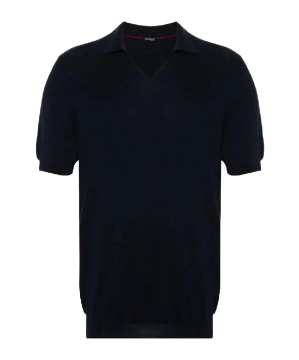Kiton Fine-knit Cotton Polo Shirt