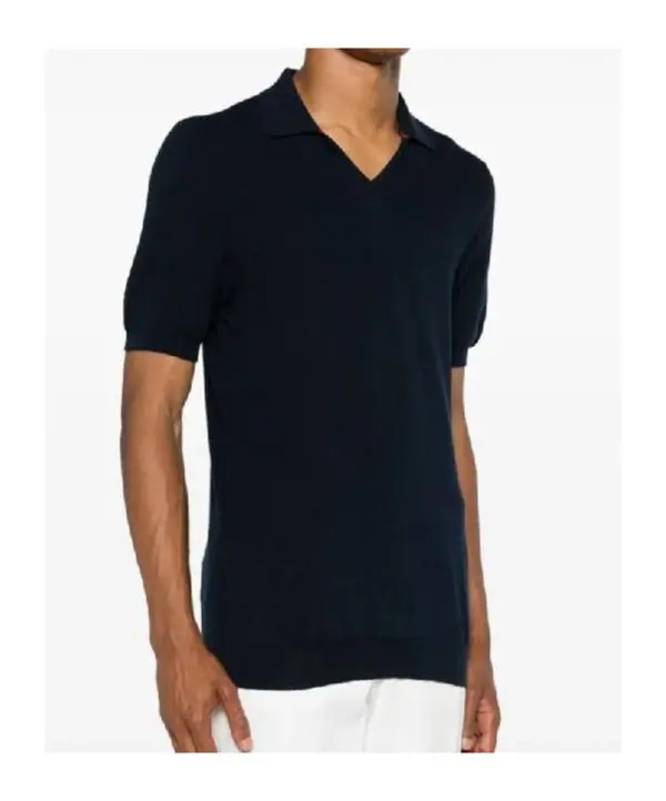 Kiton Fine-knit Cotton Polo Shirt