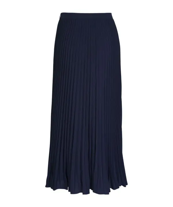 Veronica Beard Pleated Elastic Waist Skirt