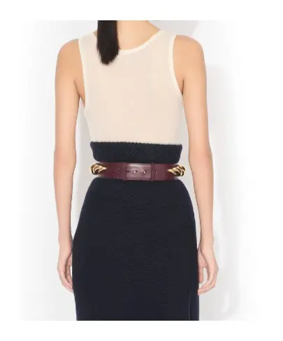 Alaïa Sleeveless Round Neck Tank Top