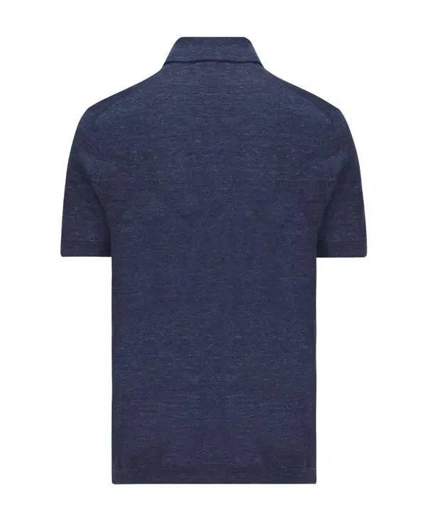 Brunello Cucinelli Basic Polo Shirt - Blue