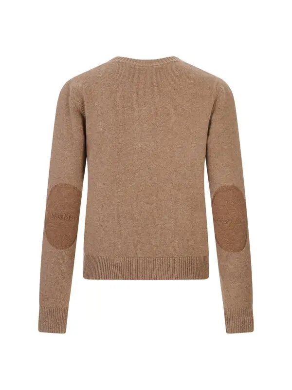 Max Mara Fresia Crewneck Knitted Jumper - Camel