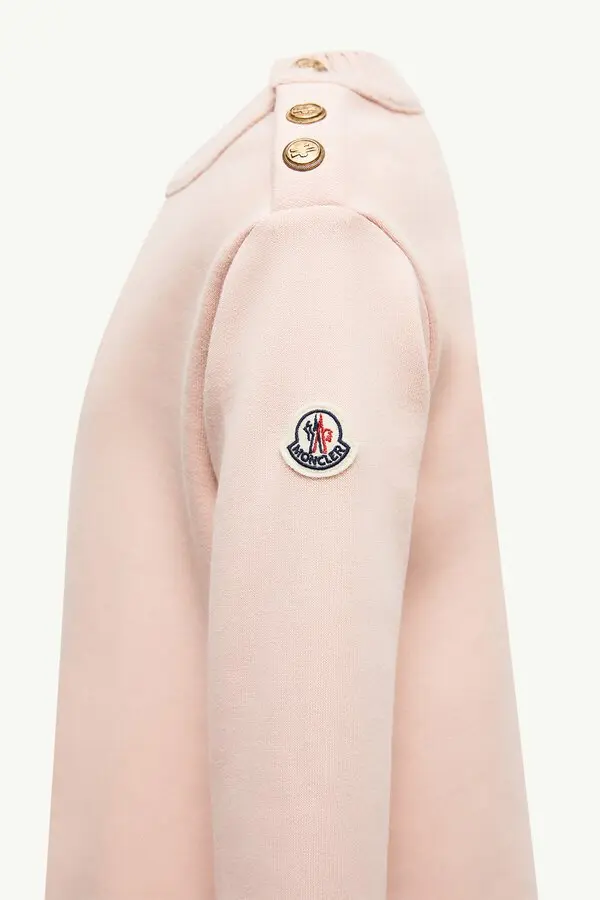 Moncler Logo Patch Crewneck Sweatshirt Dress