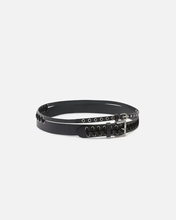 Pinko Sophia Eyelet Detailed Belt