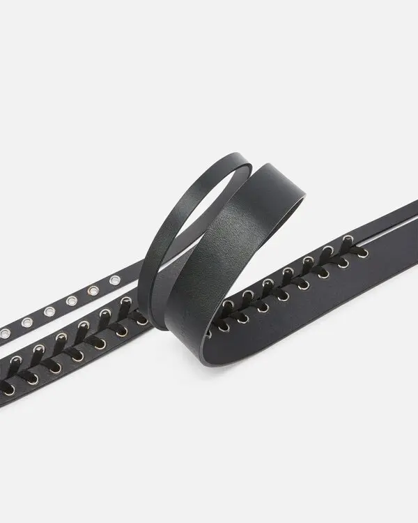 Pinko Sophia Eyelet Detailed Belt