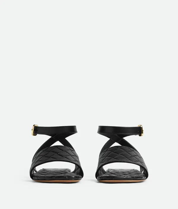 Bottega Veneta Amy Flat Sandals - Black