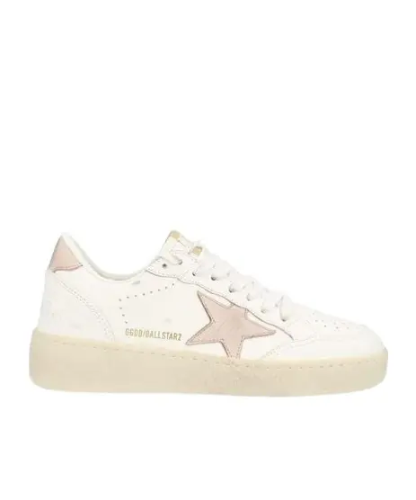 GOLDEN GOOSE Ballstar Lace-up Sneakers - Pink