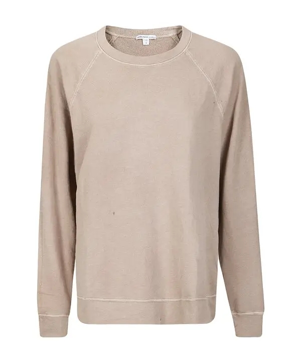 JAMES PERSE Relaxed French Terry Sweatshirt - Nude