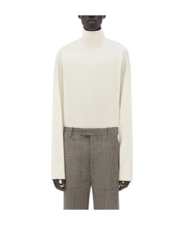 Bottega Veneta Logo Embroidered Turtleneck Jumper