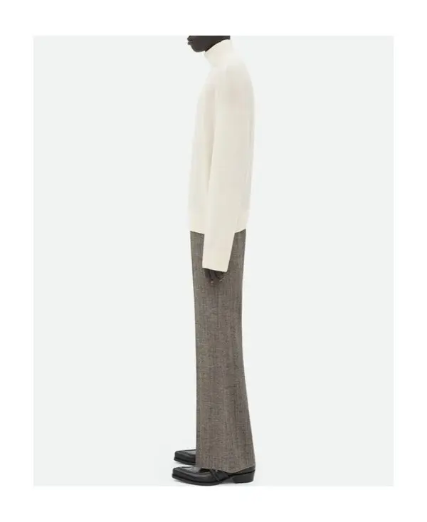 Bottega Veneta Logo Embroidered Turtleneck Jumper