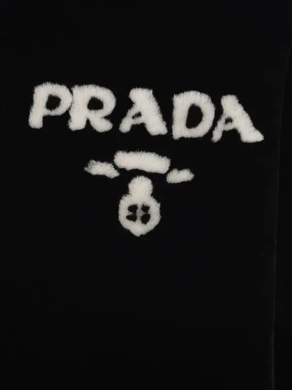 Prada Reversible Gabardine And Shearling Jacket