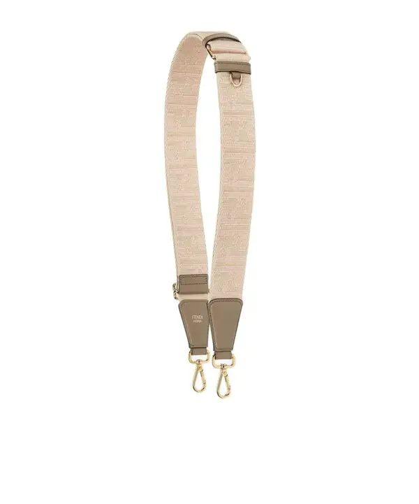 Fendi Beige Ribbon Shoulder Strap