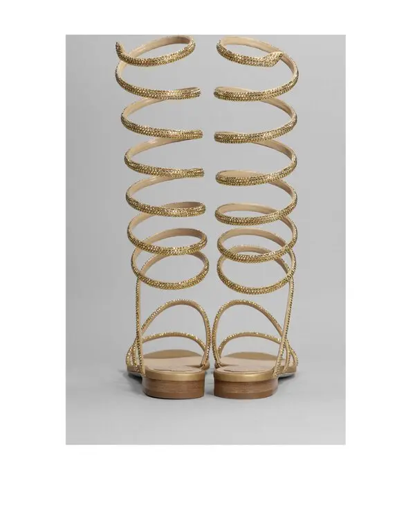 Rene Caovilla Embellished Flat Sandals